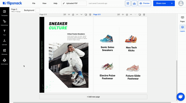 How to use synchronization for Automation in Flipsnack