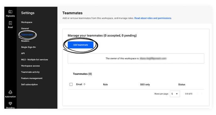 How to add team members