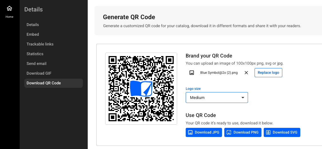 How to generate a QR code for your flipbook?