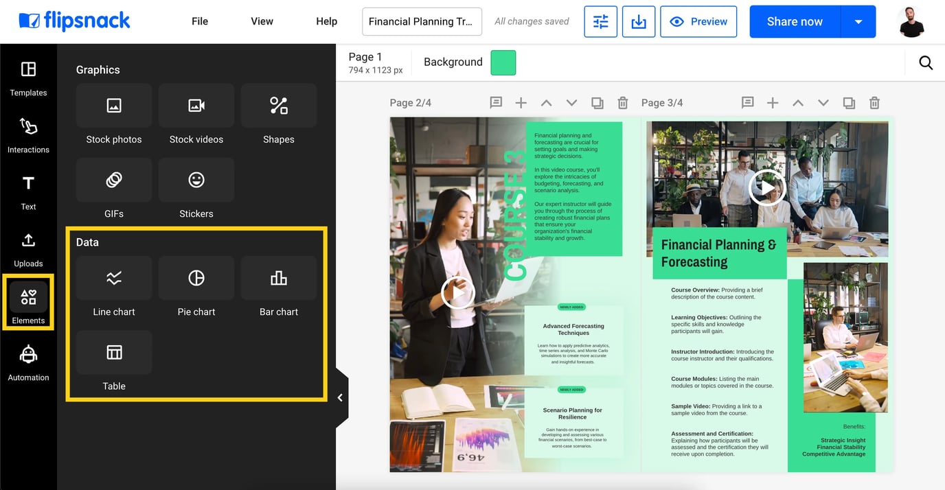 How to add interactions and elements to your flipbooks