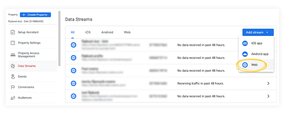 Integrate Google Analytics for in-depth tracking and statistics