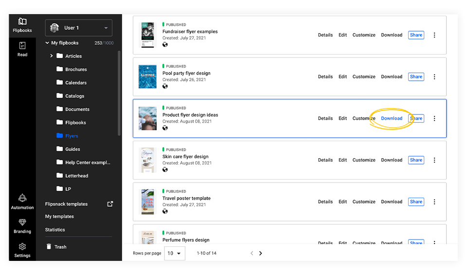All download options explained