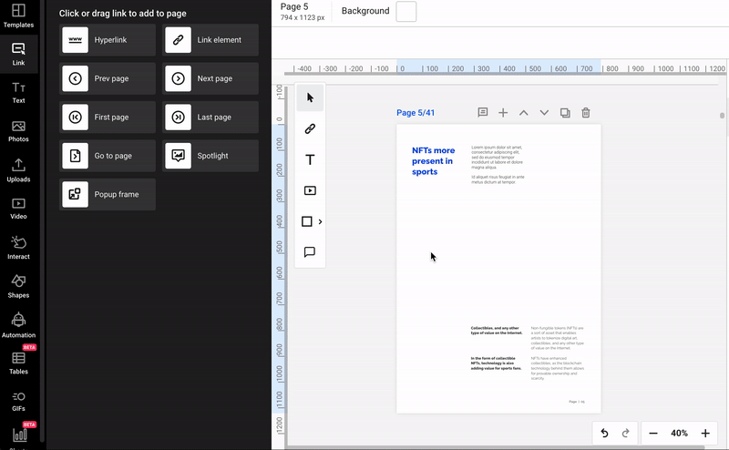 How to use draw tools