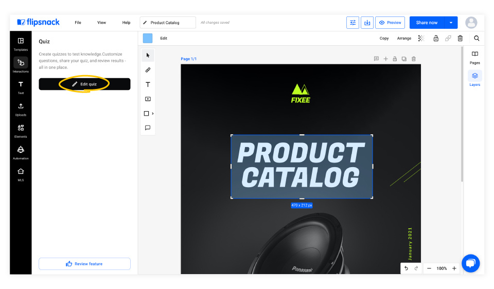 How to add quizzes to your flipbook