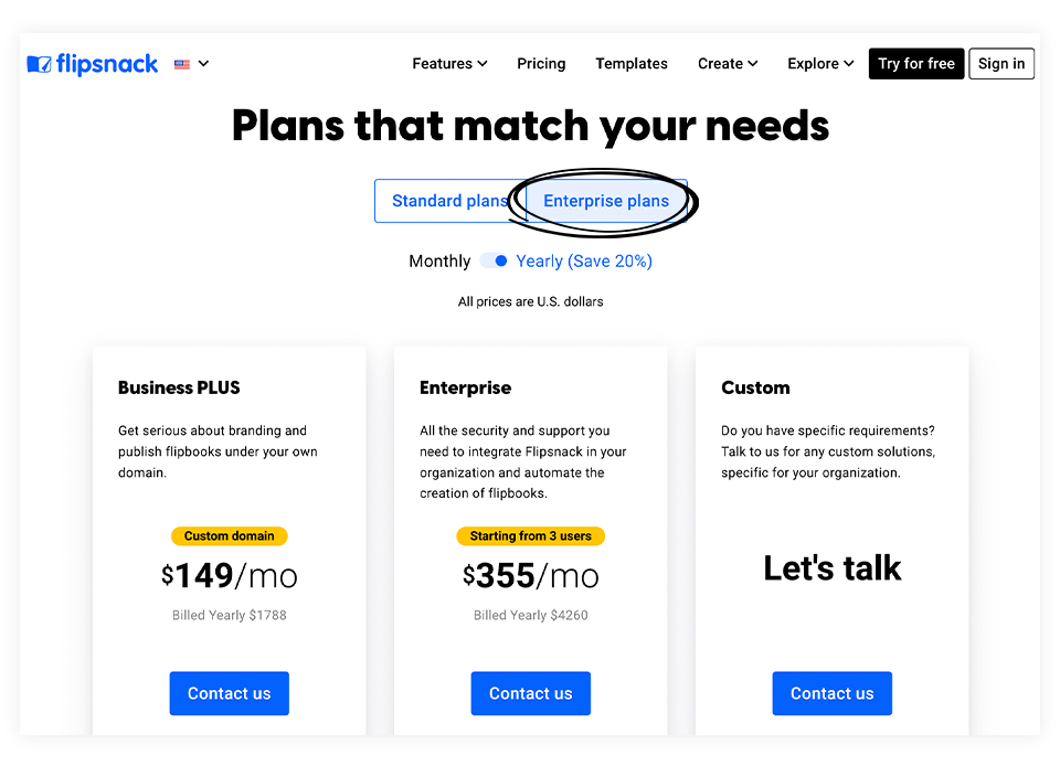 Pricing plans explained