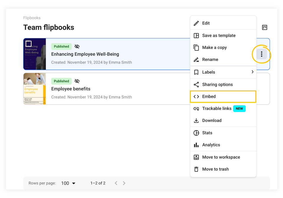 Embed a flipbook on Sharepoint