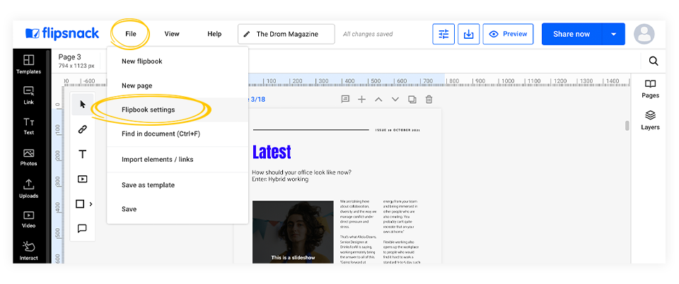 How to organize, delete, or replace pages in Design Studio