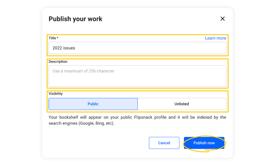 Create and manage bookshelves as professional content collections