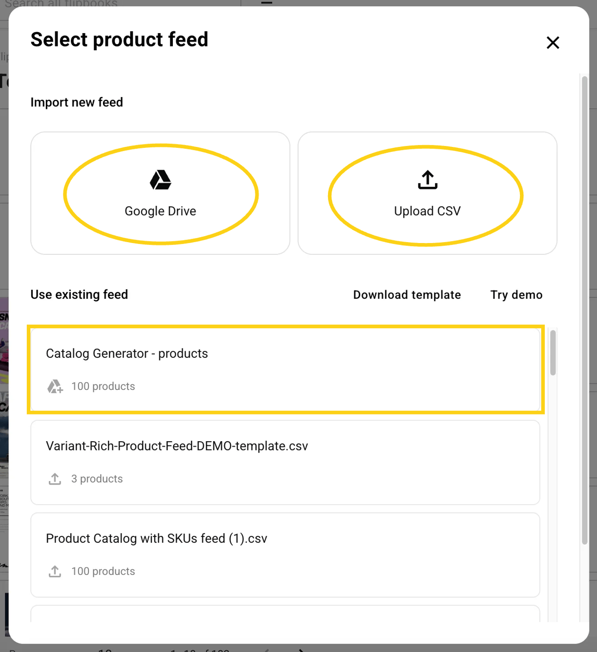 Create a catalog in Flipsnack with Catalog Generator