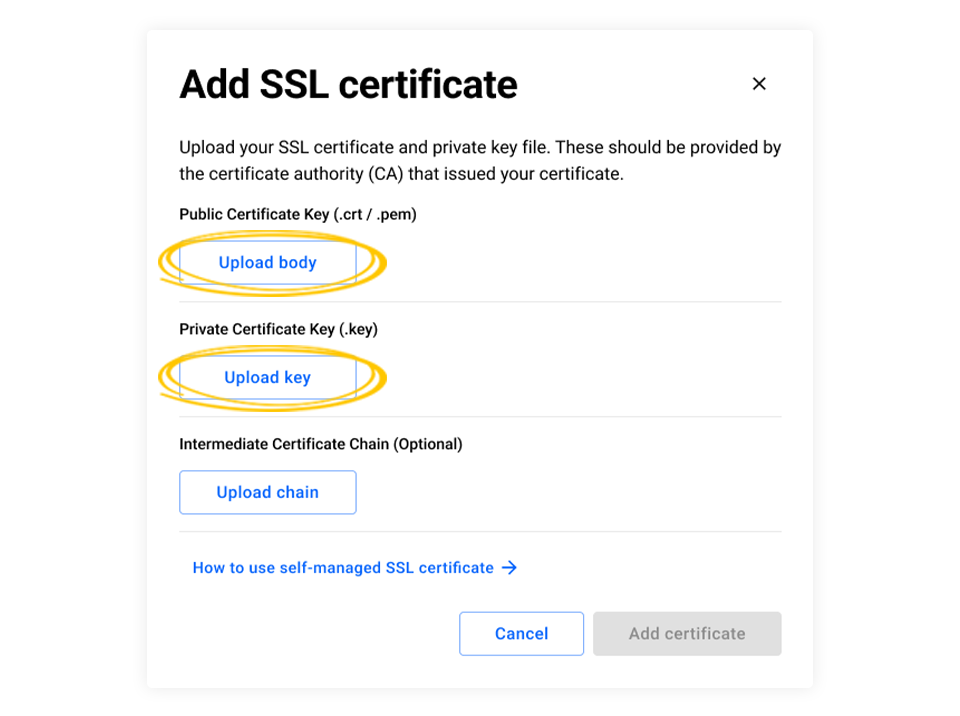 How to import your SSL certificate in Flipsnack