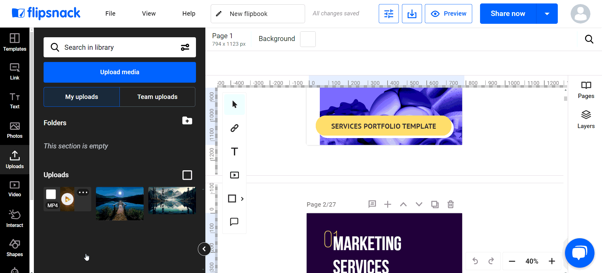Can I add a thumbnail for my video?
