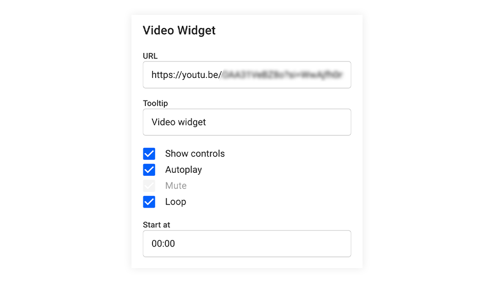 How to adjust settings for embedded videos